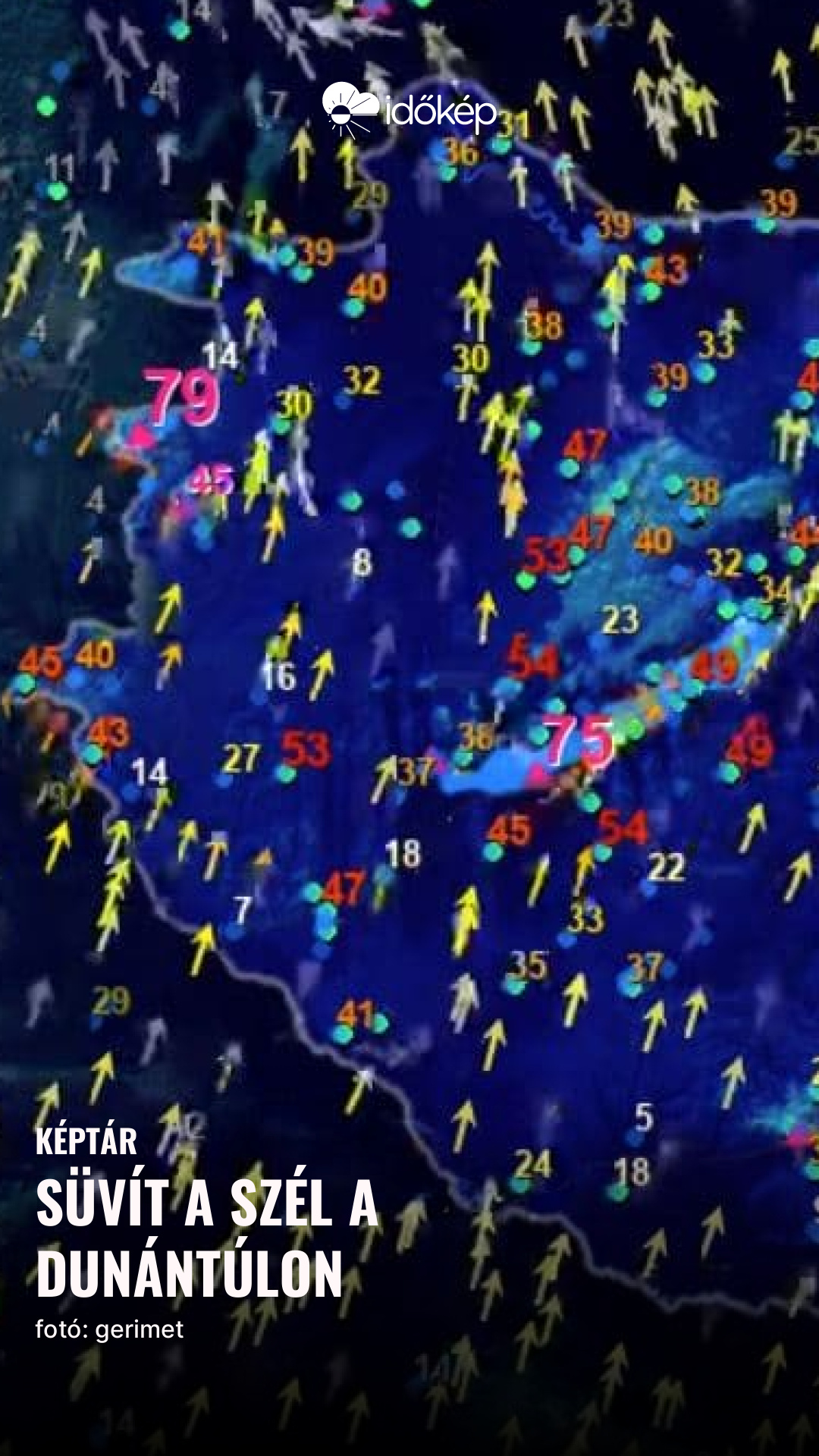 Tolja ránk a meleget a szél