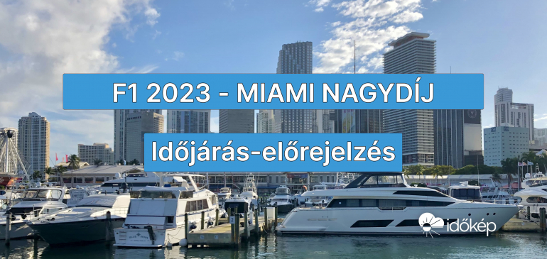 F1 2023: Egy-egy futó zápor előfordulhat a Miami Nagydíjon
