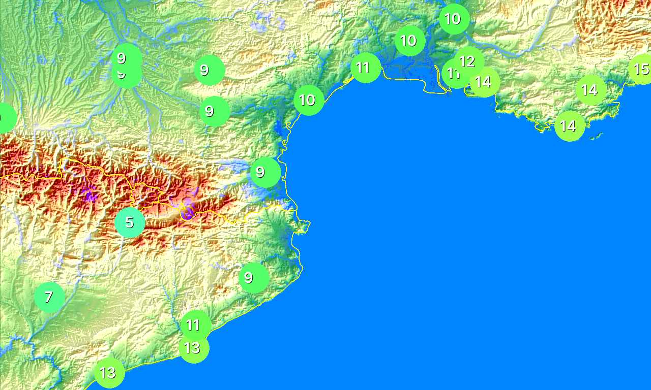 Siurana időjárás - Időkép